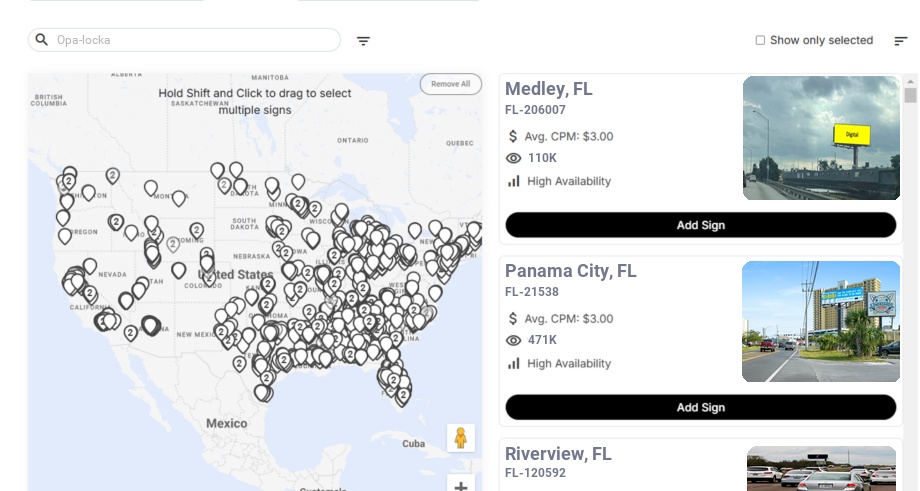Opa Locka Billboards, Self-serve, On Any Budget | Blip | Blip Billboards