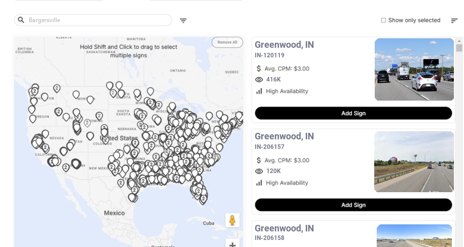 Bargersville Billboards, Self-serve, On Any Budget | Blip | Blip Billboards